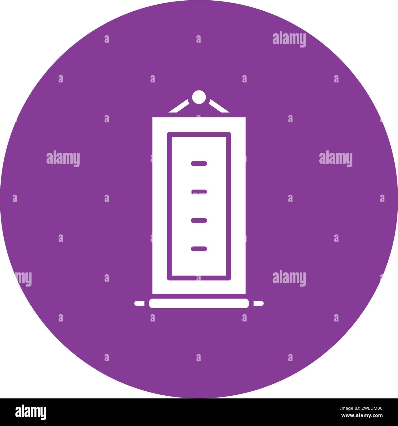 Scroll icon vector image Stock Vector Image & Art - Alamy