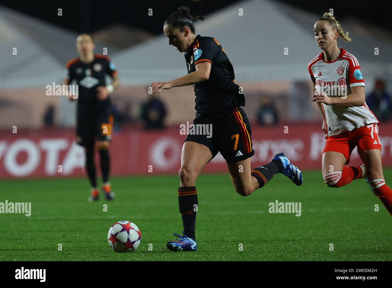UEFA Women's Champions League 2023-2024 football match, group stage C ...
