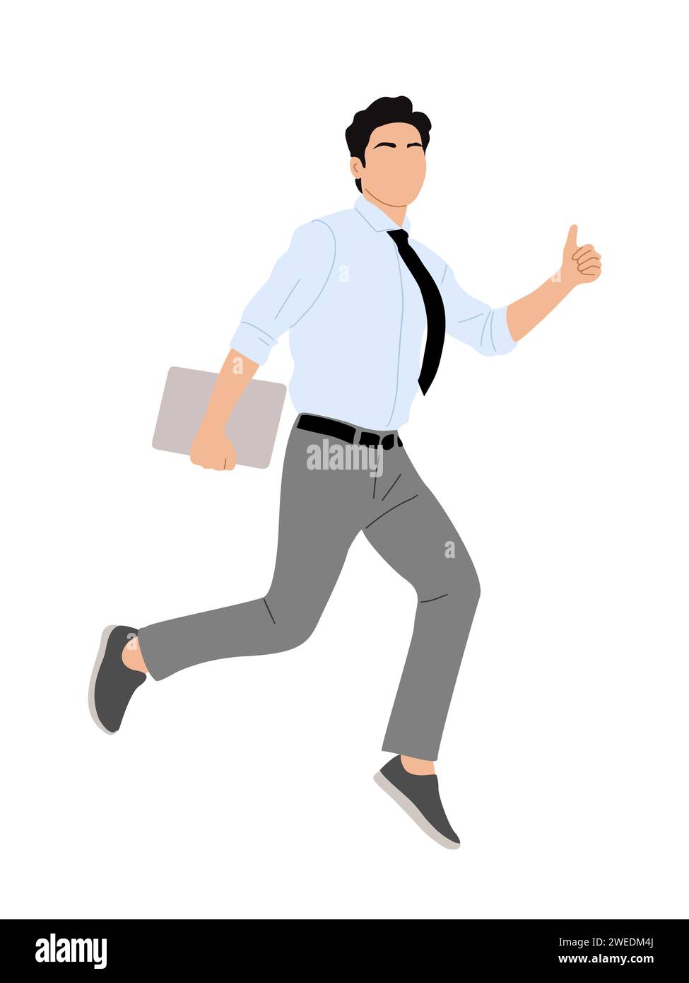 Full length businessman showing Stock Vector Images - Alamy