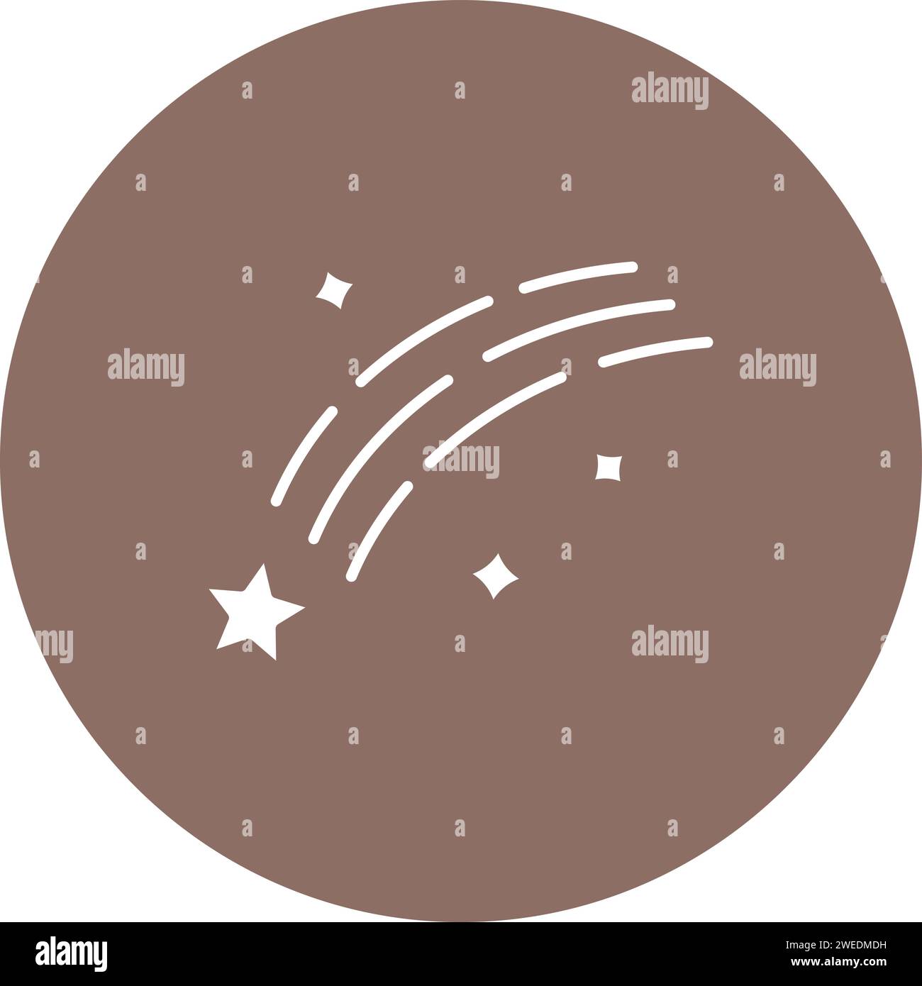 Shooting stars outline Stock Vector Images - Alamy