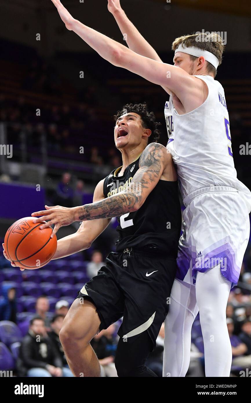 Seattle, United States. 24th Jan, 2024. January 24, 2024: Colorado ...