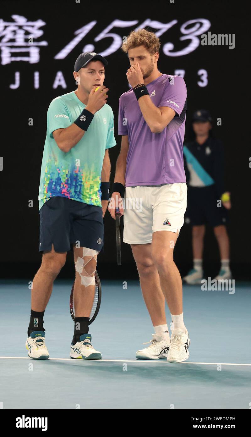 Melbourne, Australia. 25th Jan, 2024. Tennis: Grand Slam - Australian ...