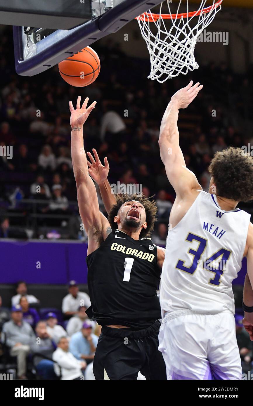 Seattle, United States. 24th Jan, 2024. January 24, 2024: Colorado ...