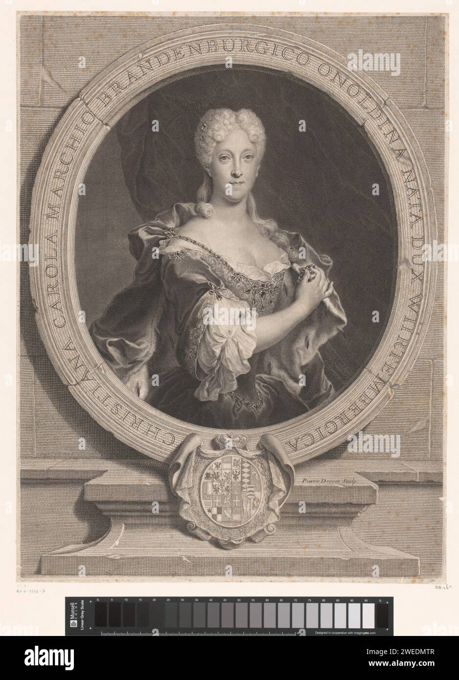 Portrait of Christiane Charlotte van Württemberg -Winnental, Pierre ...