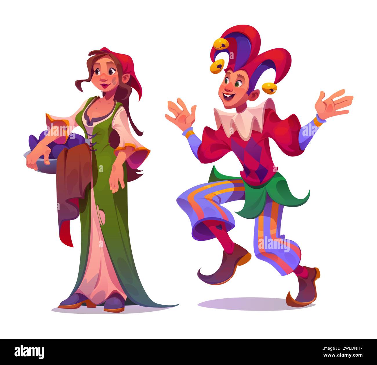 Jester Joker Girl Drawings Joker, Buffoon, Jester Arthuris