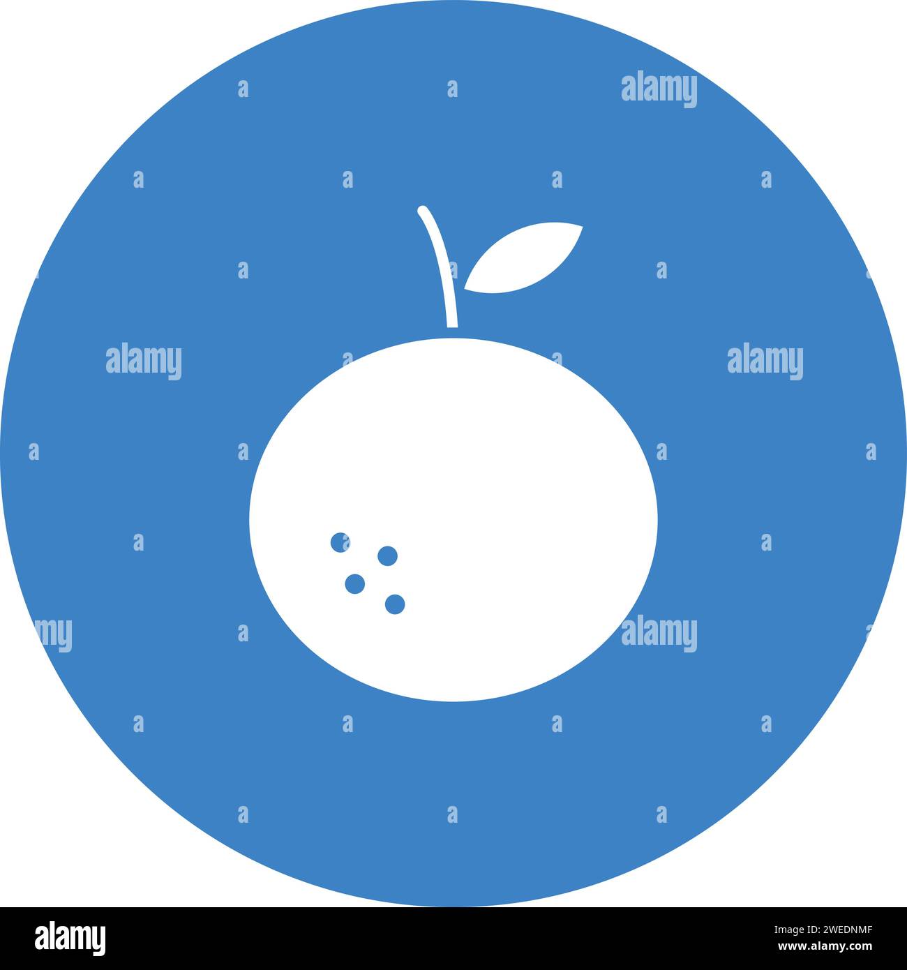 Tangerine icon vector image Stock Vector Image & Art - Alamy