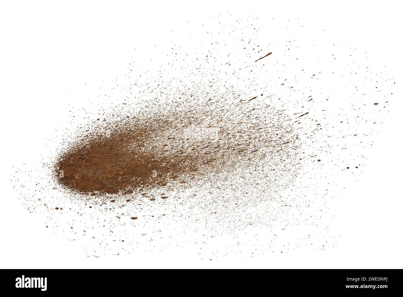mud splash isolated on white background Stock Photo - Alamy