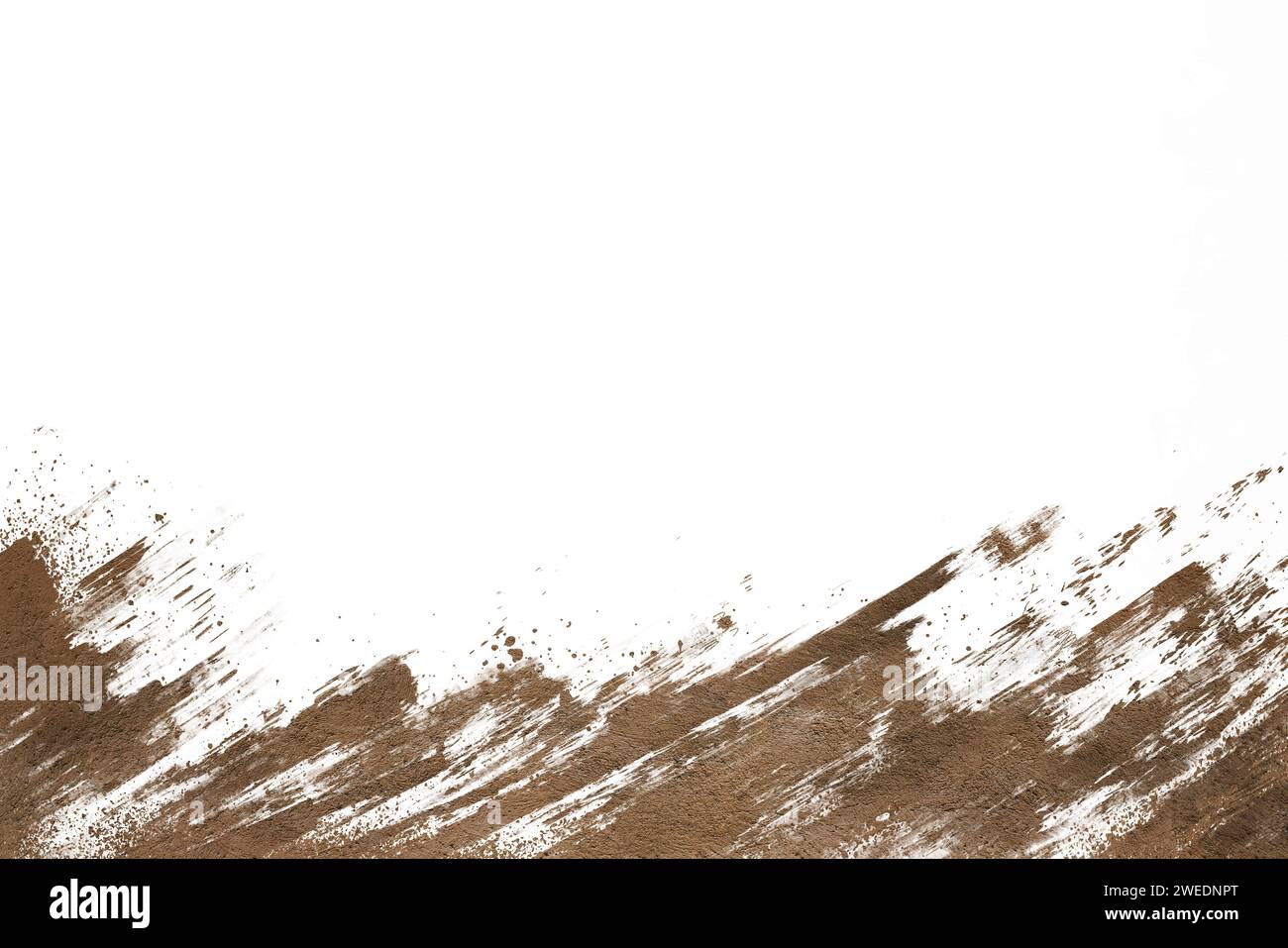 mud splash isolated on white background Stock Photo - Alamy