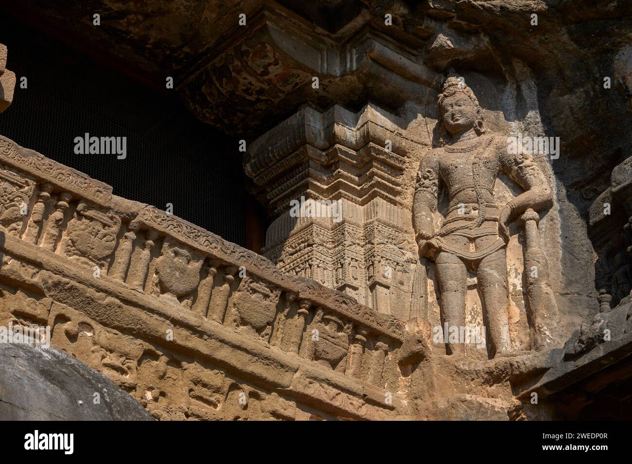 Kailasa temple Ellora caves Maharashtra India Stock Photo - Alamy