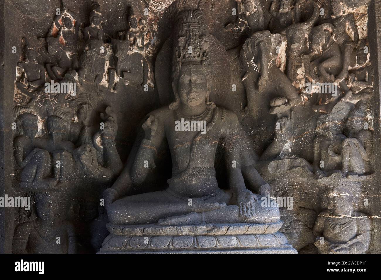Kailasa temple Ellora caves Maharashtra India Stock Photo - Alamy