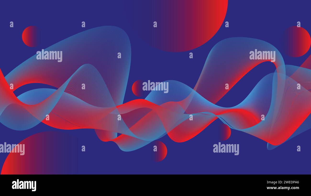 Red and Blue Abstract background Stock Vector Image & Art - Alamy