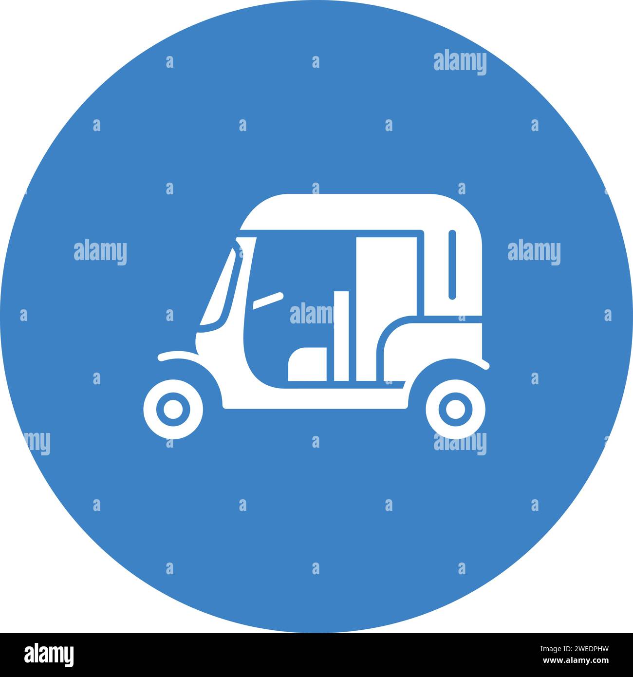 Tuk-Tuk icon vector image Stock Vector Image & Art - Alamy