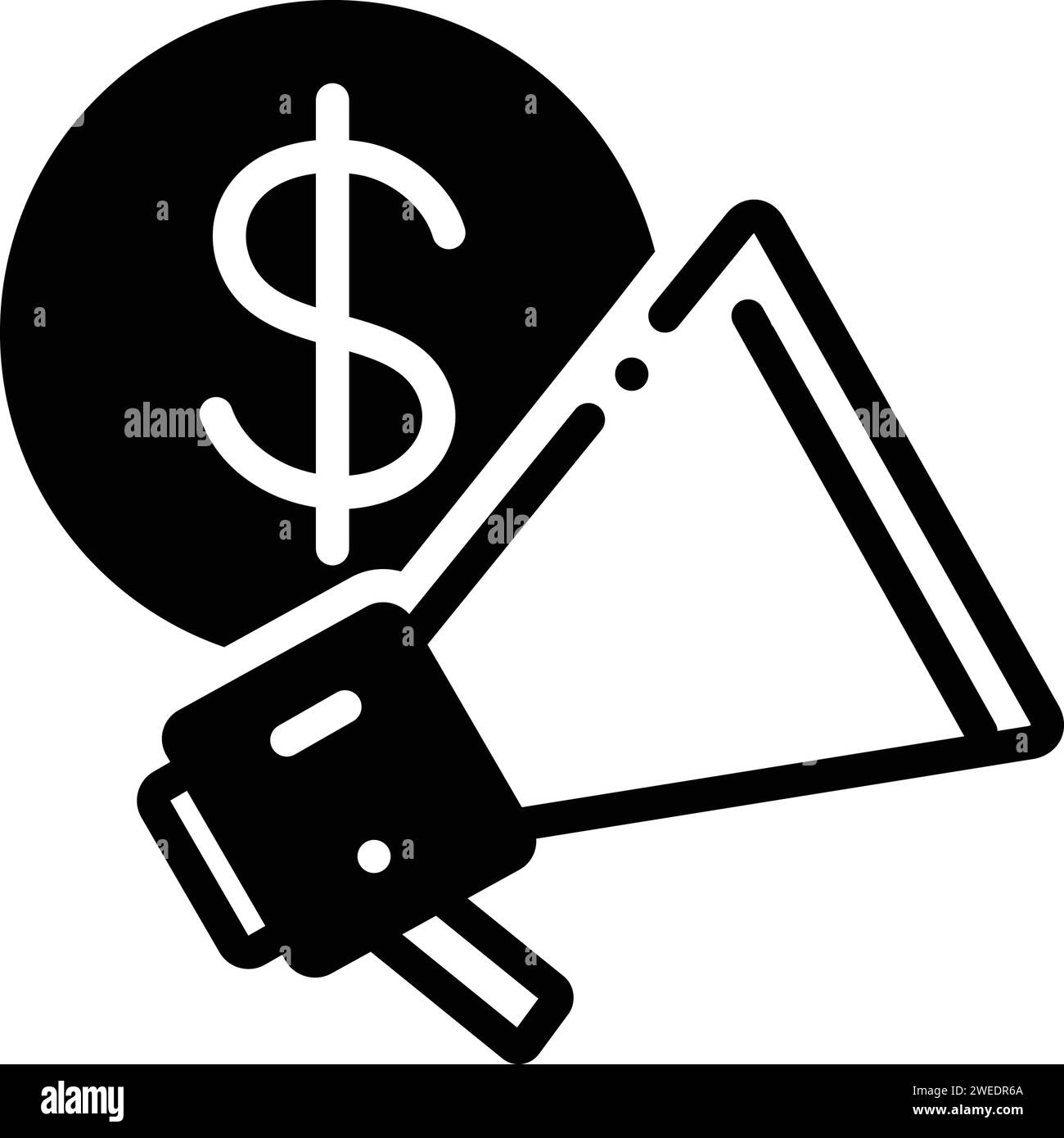 Business advertising icon Stock Vector Image & Art - Alamy