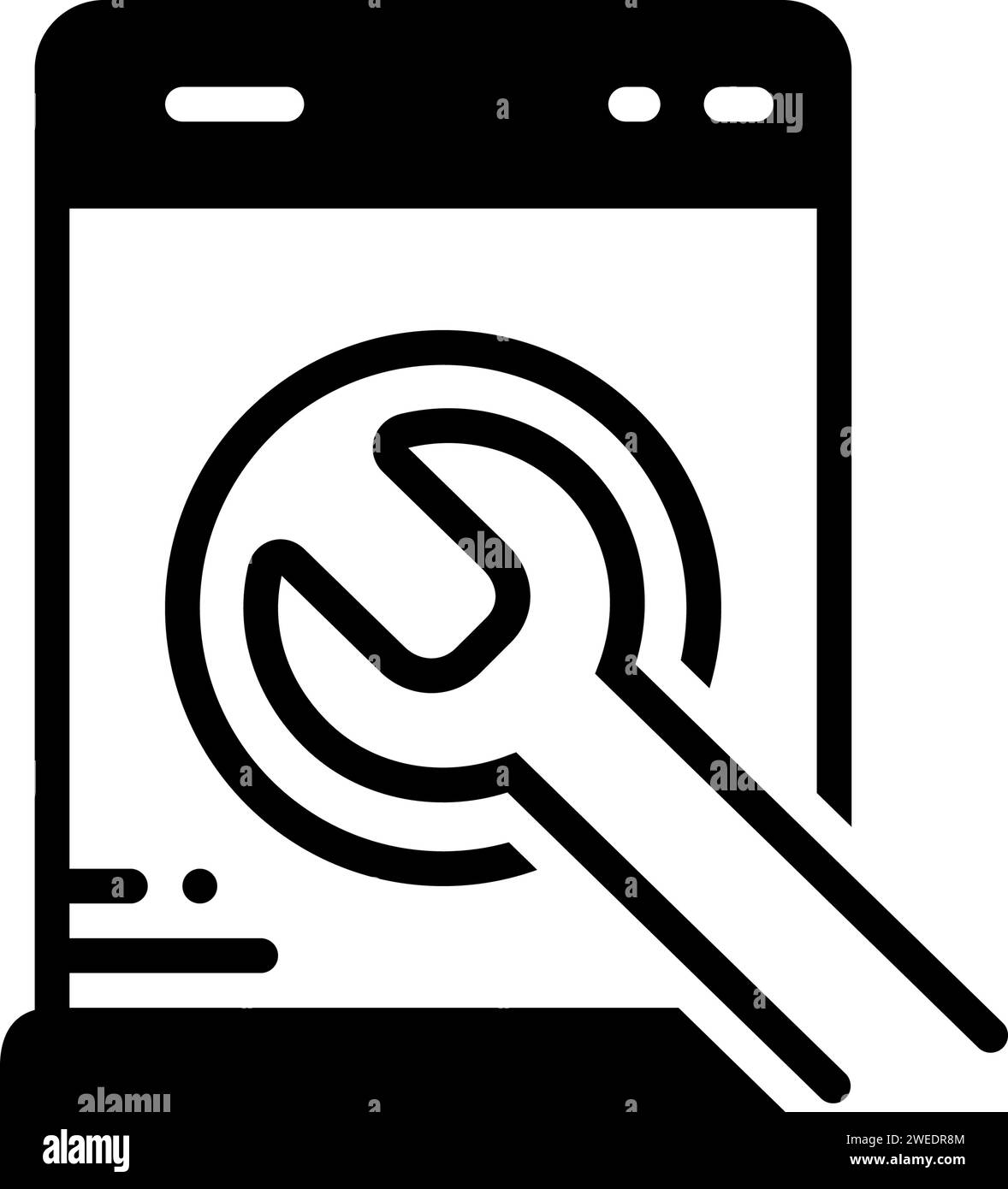 Washing machine repair service Stock Vector Images - Alamy