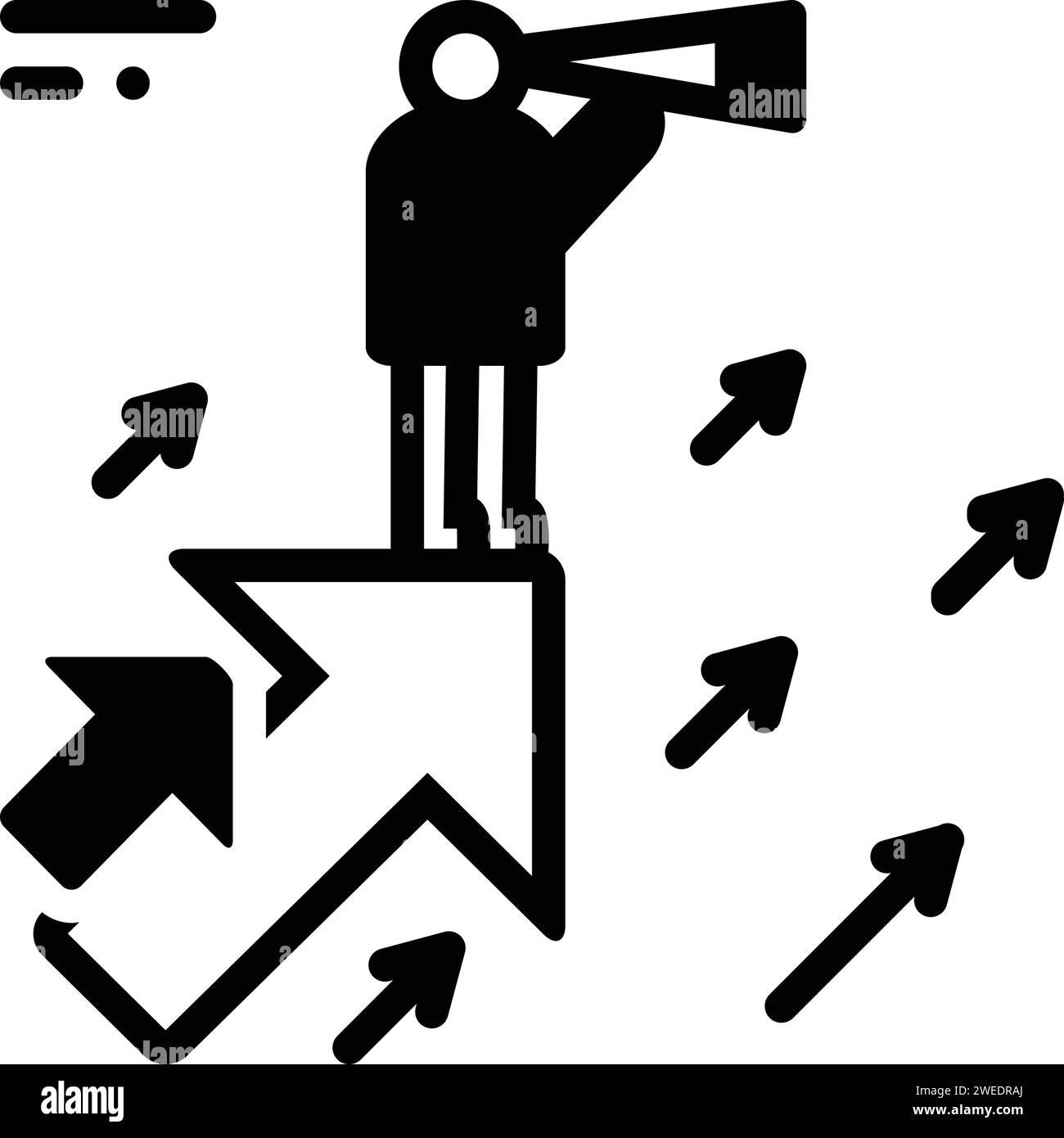 Business vision icon Stock Vector Image & Art - Alamy