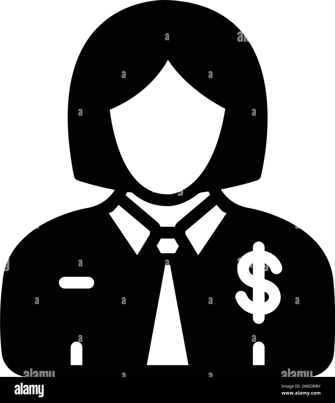 Business woman icon Stock Vector Image & Art - Alamy