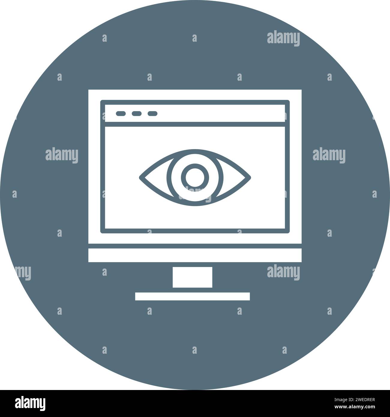 Web Visibility icon vector image Stock Vector Image & Art - Alamy