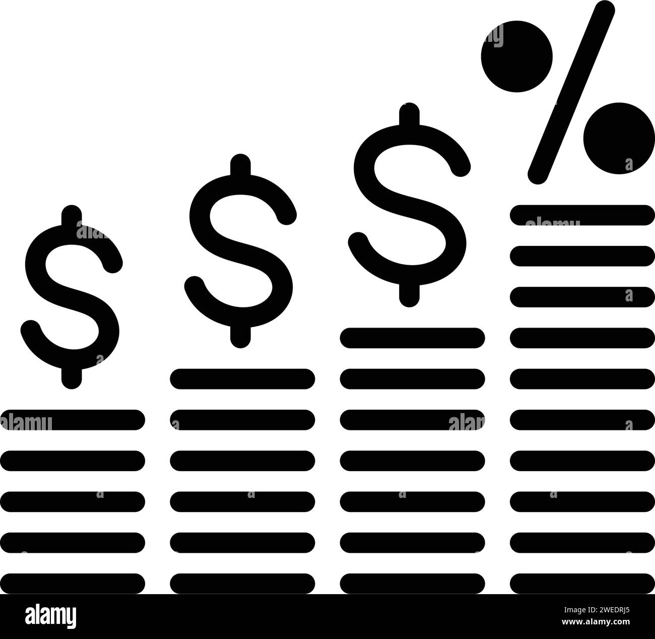Finance interest icon Stock Vector Image & Art - Alamy