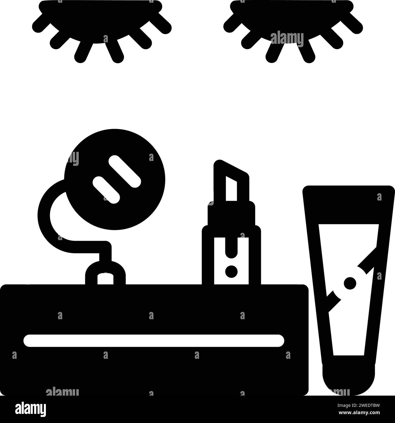Makeup products accessory Stock Vector Images - Alamy