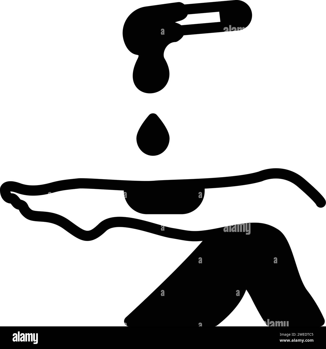 Waxing hair Stock Vector Images - Alamy