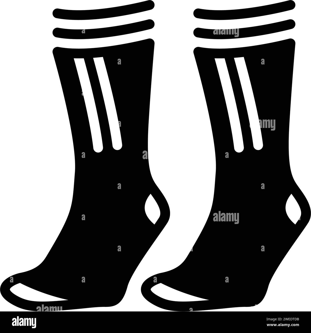 Icon for socks, pair Stock Vector Image & Art - Alamy
