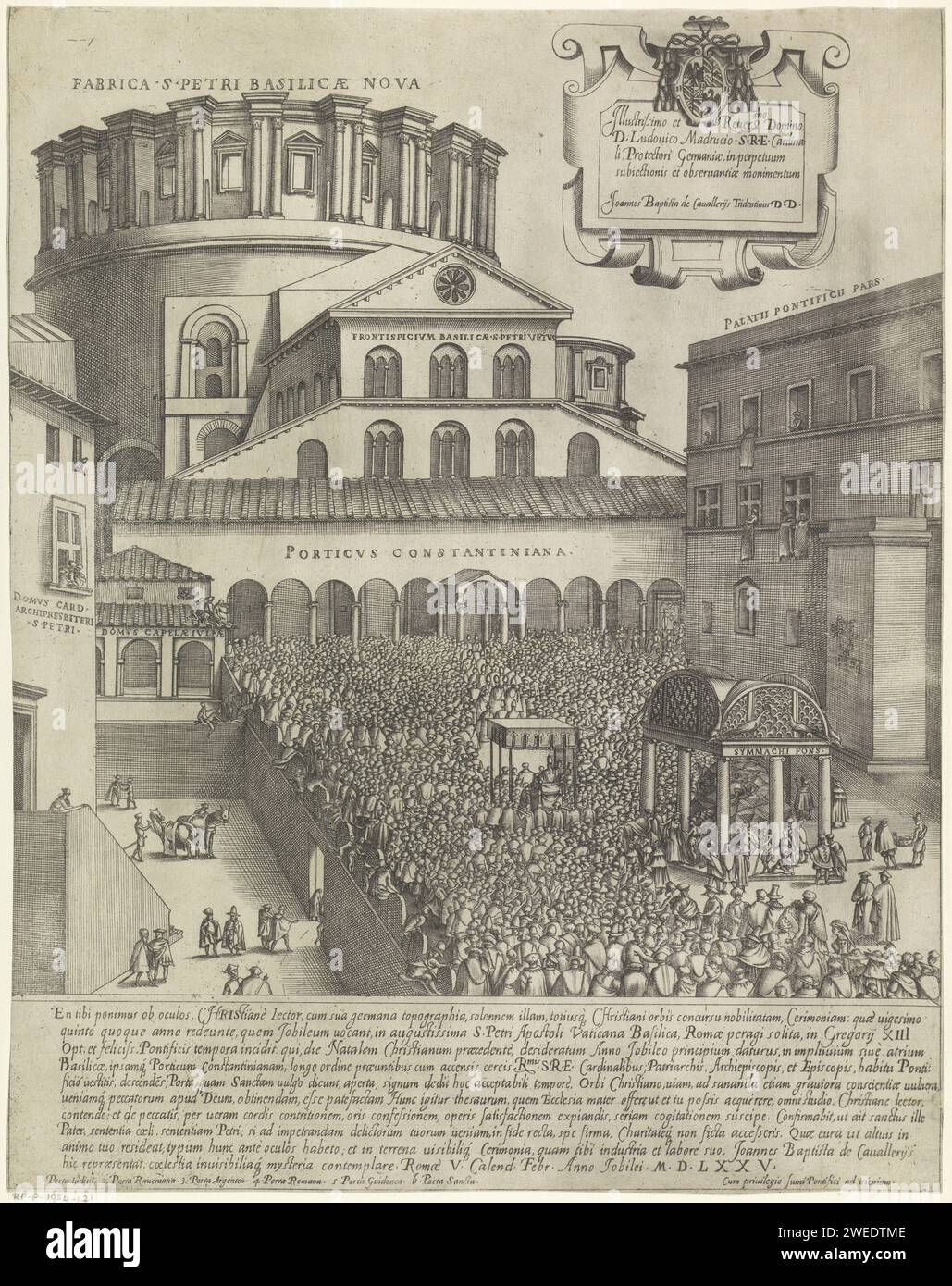 Pilgrims for Saint Peter in the Holy Year 1575, Giovanni Battista De ...