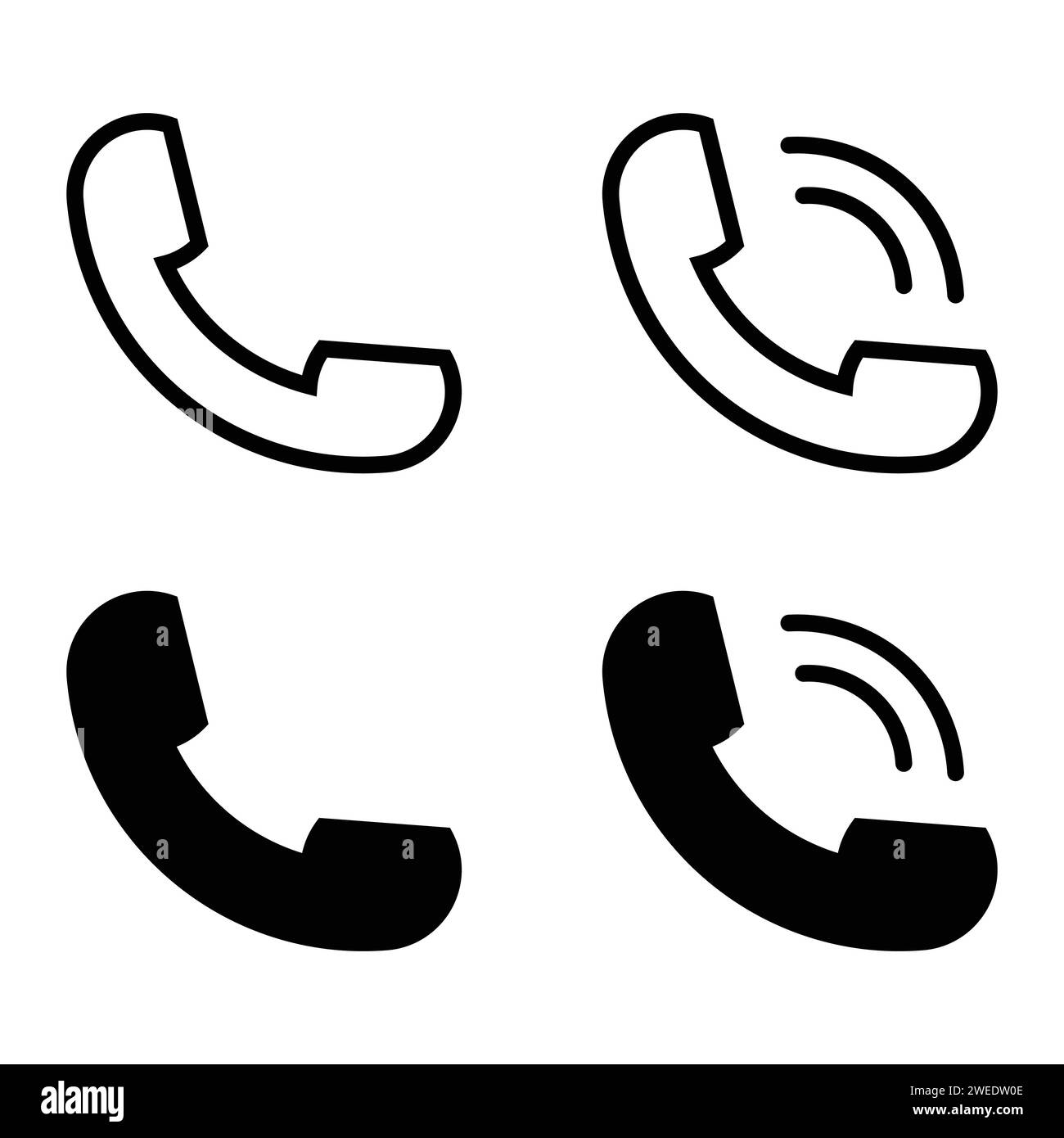 Contact us. Telephone communication symbol. Icon in flat style. Phone ...
