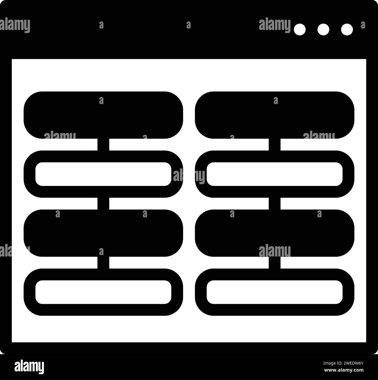 Silhouette of columns Stock Vector Images - Alamy