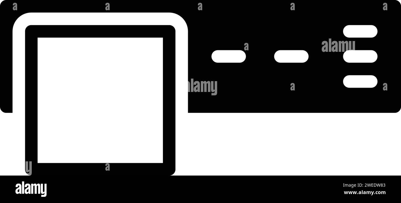 Icon for stacked,headers Stock Vector Image & Art - Alamy