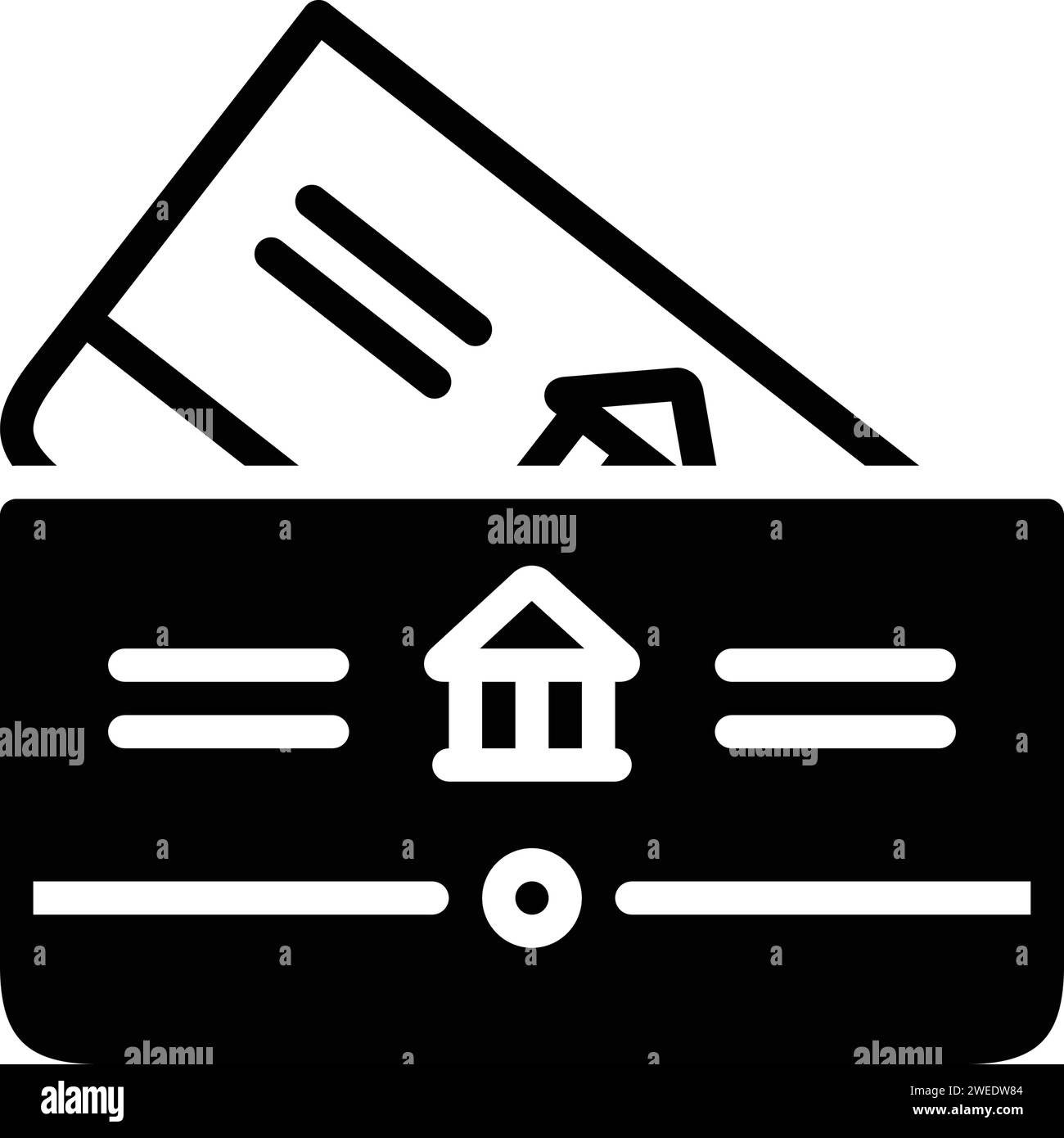 Icon for bankbook,account Stock Vector Image & Art - Alamy