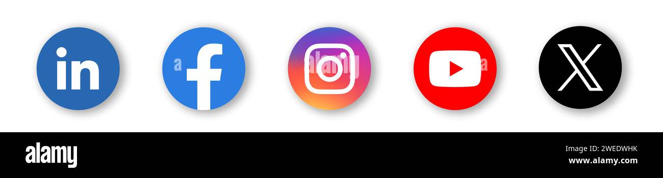 Facebook And Linkedin Logos