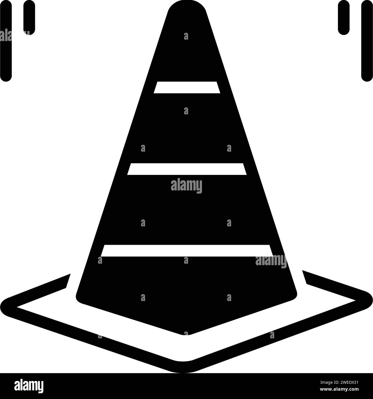 Icon for cone,taper Stock Vector Image & Art - Alamy