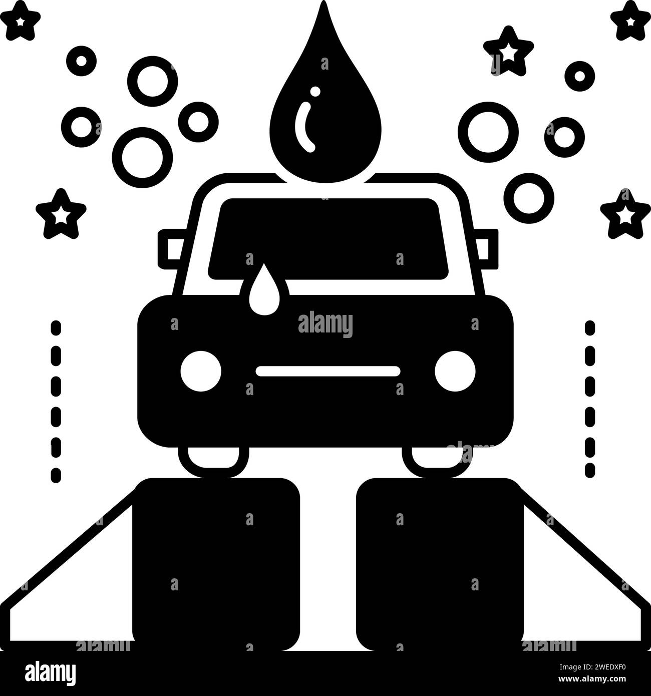 Professional car cleaning Stock Vector Images - Alamy