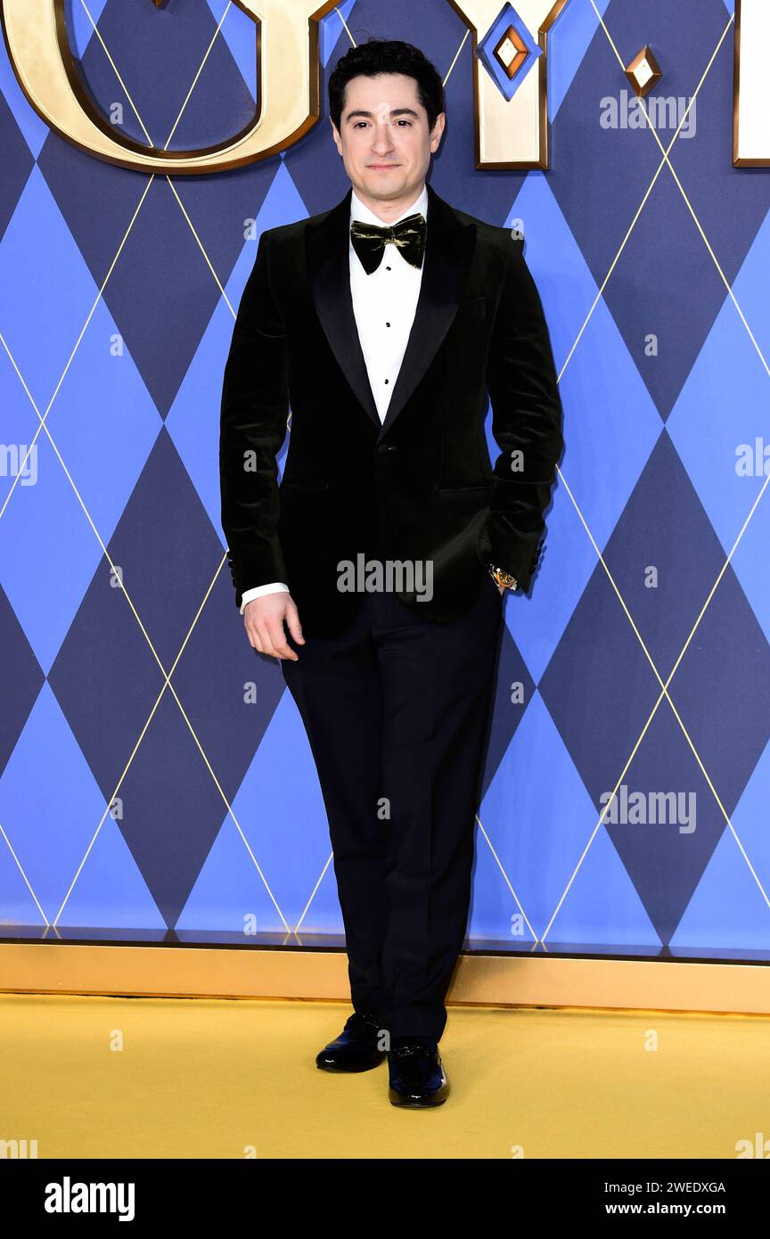 Jason Fuchs bei der Weltpremiere des Kinofilms Argylle im Odeon ...