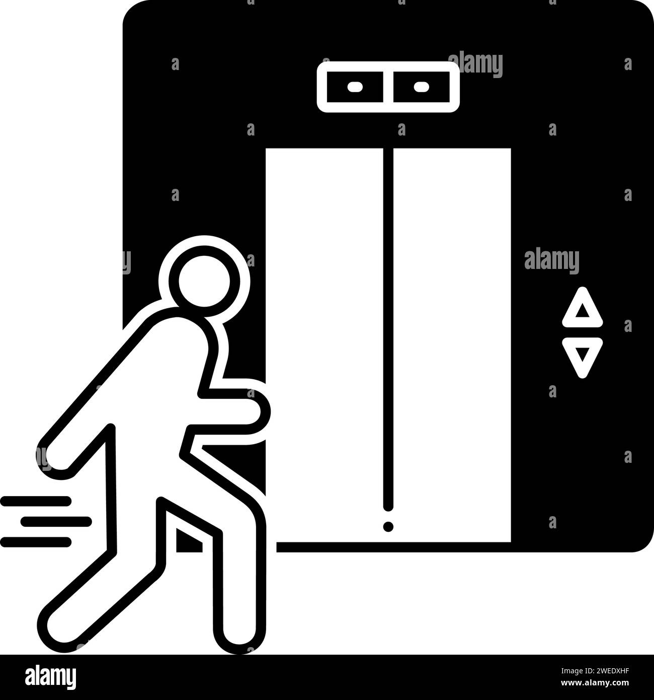 Elevator icon hi-res stock photography and images - Alamy