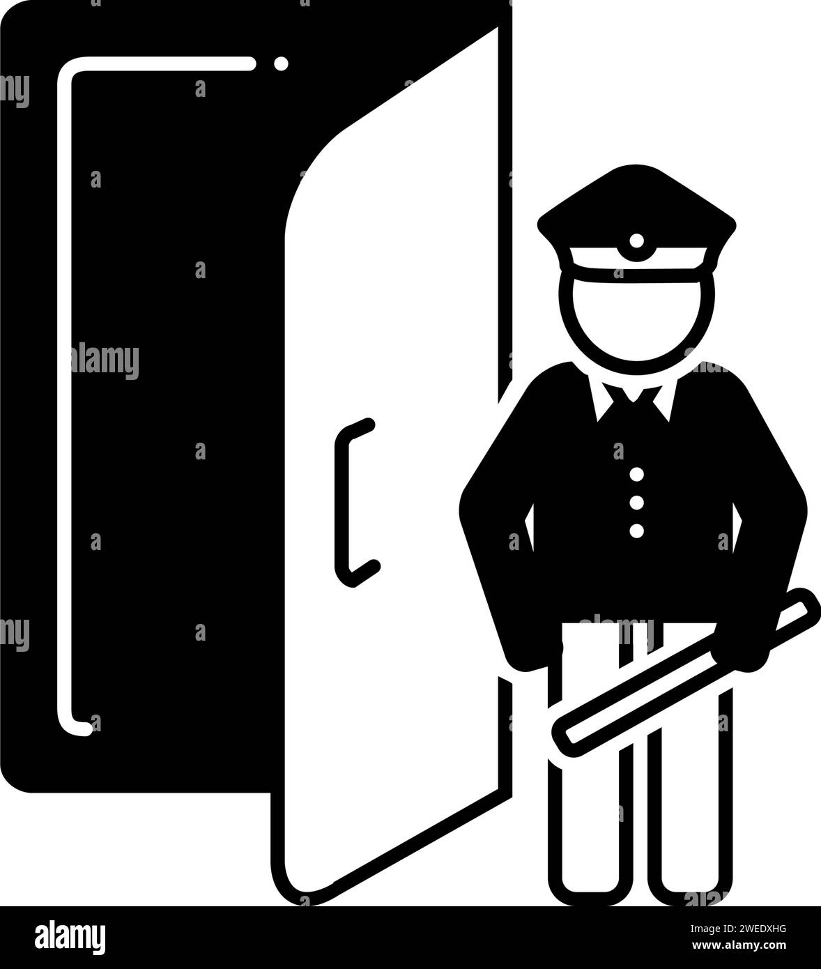 Doorman Stock Vector Images - Alamy