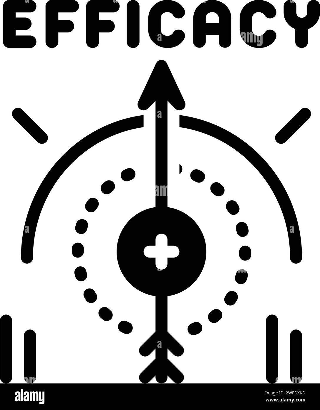 Efficacy icon vector vectors hi-res stock photography and images - Alamy