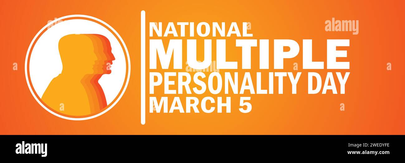 National Multiple Personality Day. March 5. Holiday concept. Template ... National Multiple Personality Day. March 5. Holiday concept. Template ...
