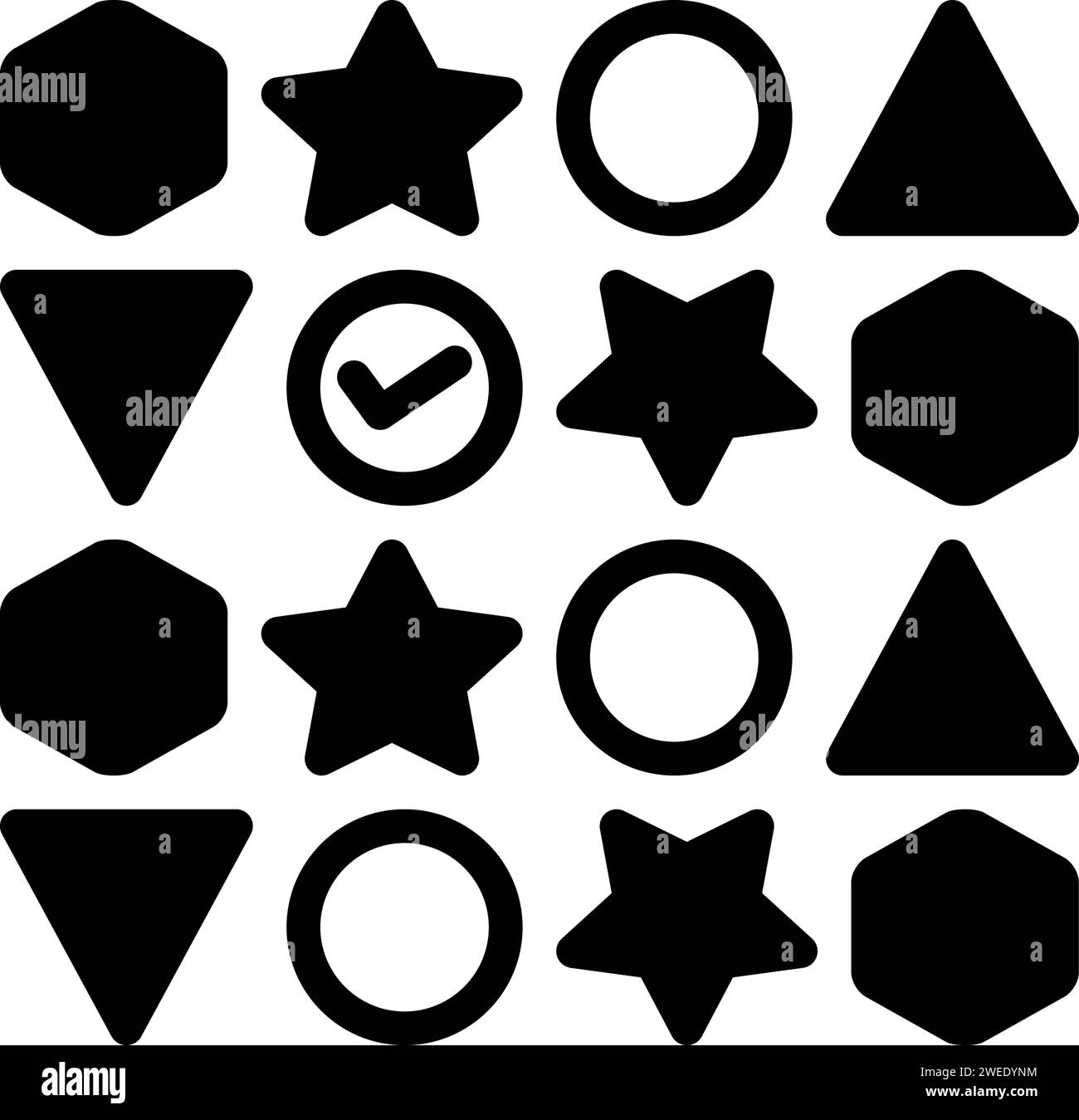 Diversification icon vector vectors Black and White Stock Photos ...