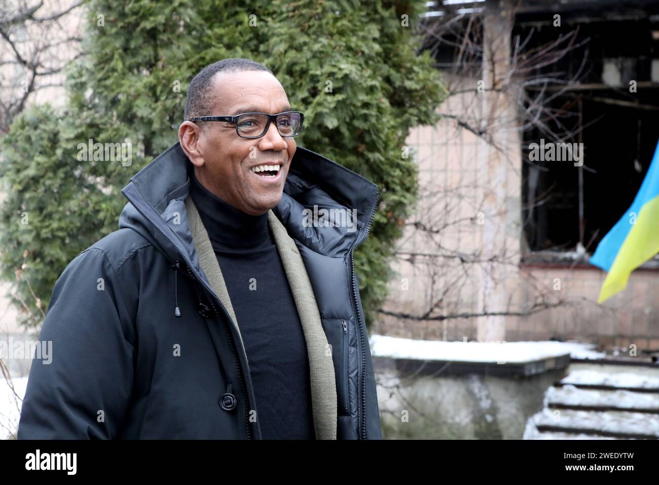 KYIV REGIN, UKRAINE - JANUARY 24, 2024 - USAID Justice for All Program Chief of Party David ...