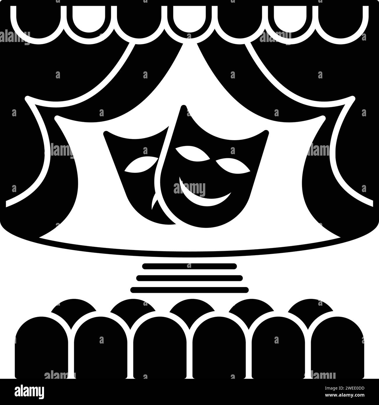 Theatre shape Black and White Stock Photos & Images - Alamy