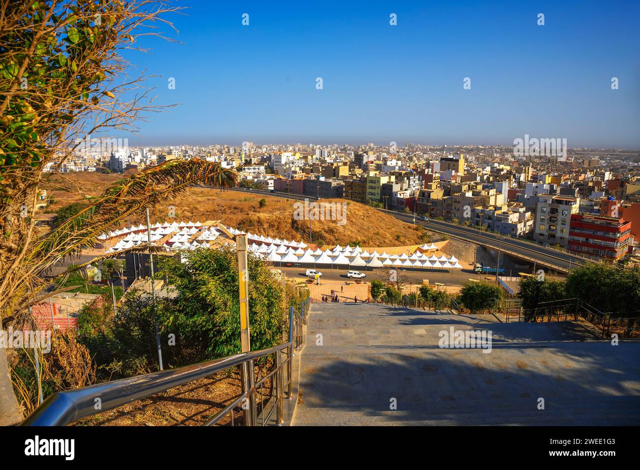 Aerial view of the city of Dakar, Senegal Stock Photo - Alamy