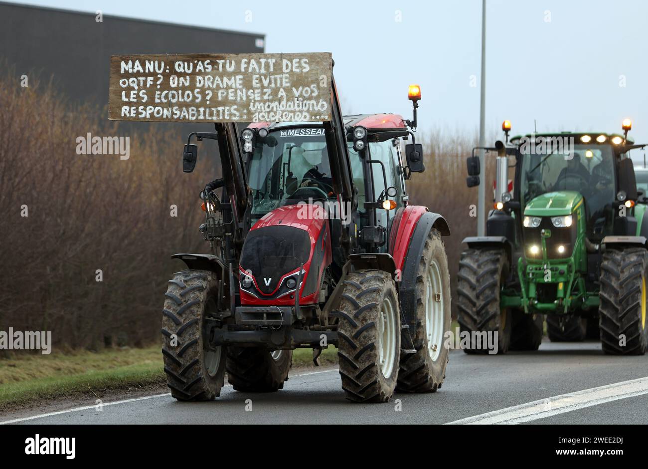 France. 25th Jan, 2024. © PHOTOPQR/VOIX DU NORD/MATTHIEU BOTTE ; 25/01 ...