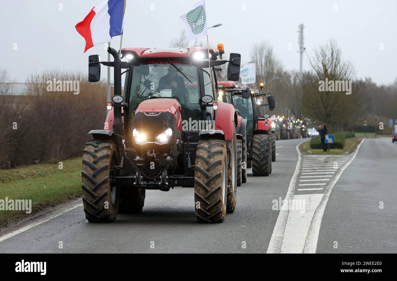 France. 25th Jan, 2024. © PHOTOPQR/VOIX DU NORD/MATTHIEU BOTTE ; 25/01 ...