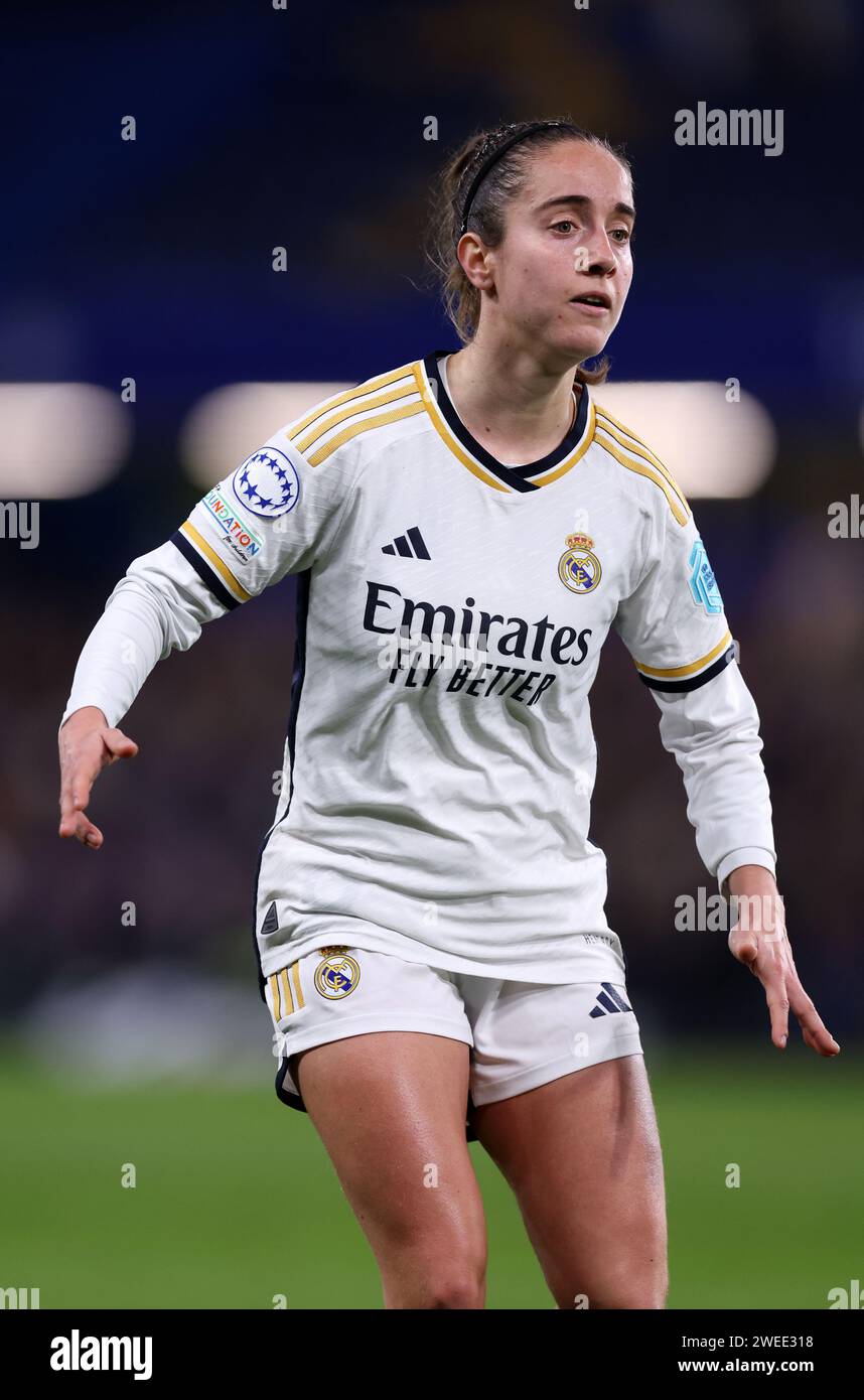 London, UK. 24th Jan, 2024. Maite Oroz of Real Madrid during the UEFA ...