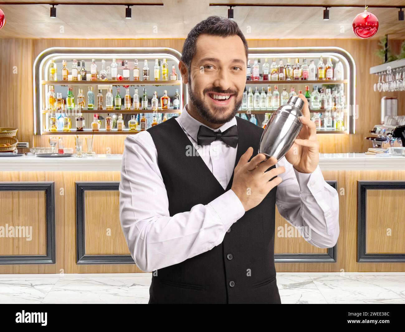 Cocktail bar staff uniform hi-res stock photography and images - Alamy