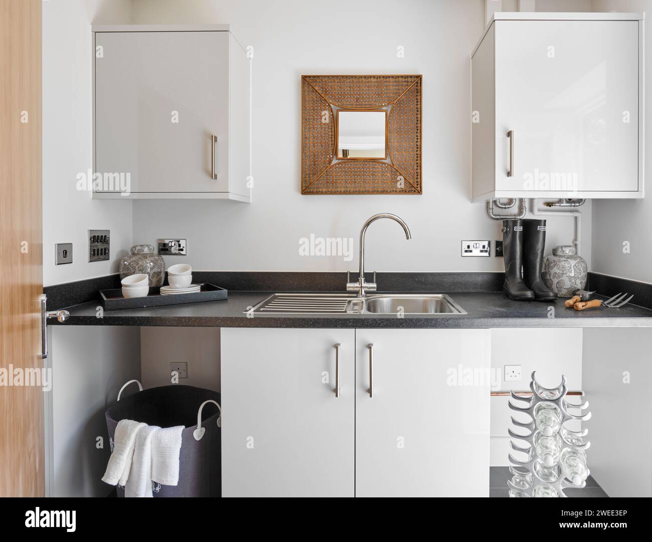 Kitchen utility room Stock Photo - Alamy