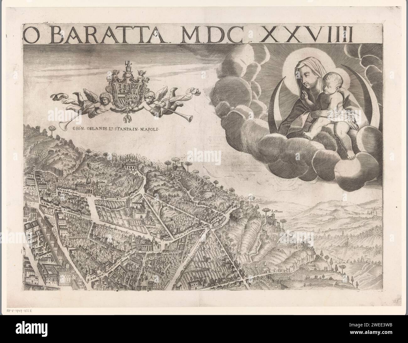 Detail of a face on Naples in a nutshell perspective, Alessandro ...