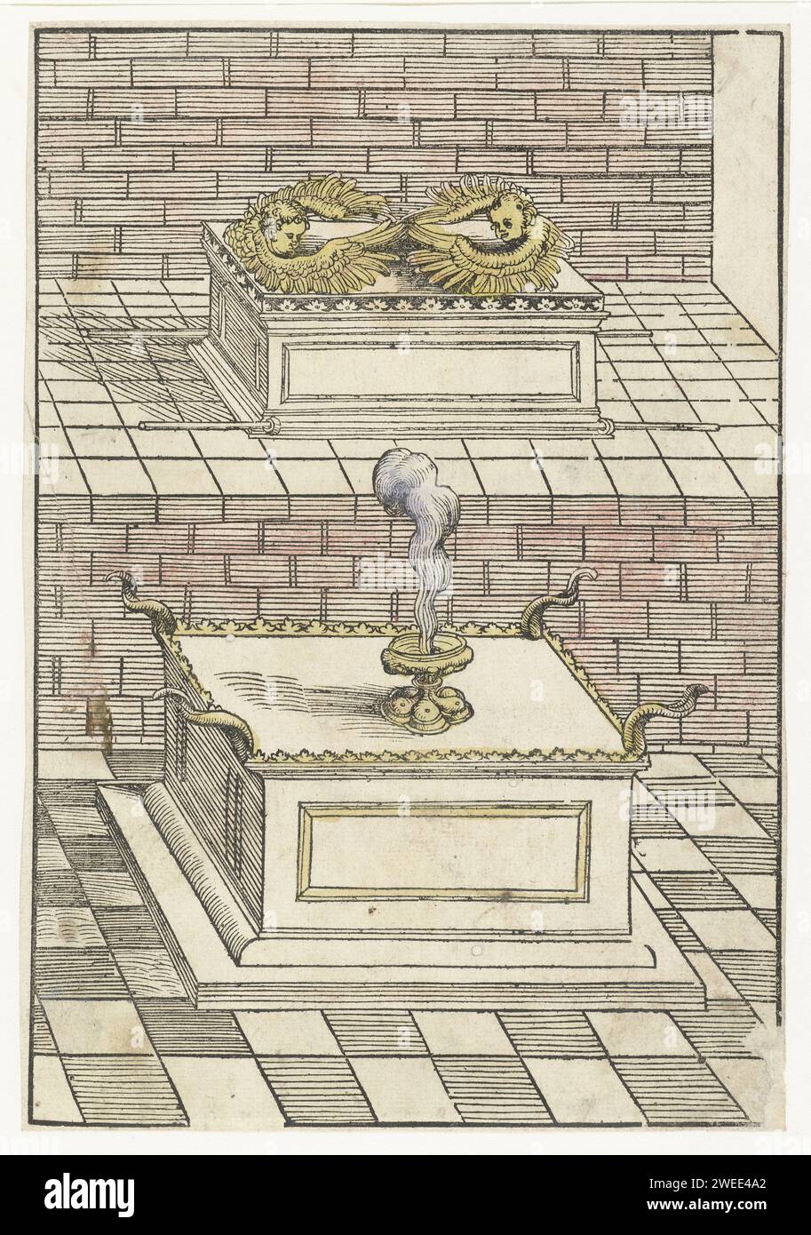 Ark of the covenant and smell sacrifice, Lucas Cranach (I), 1523 - 1526 ...