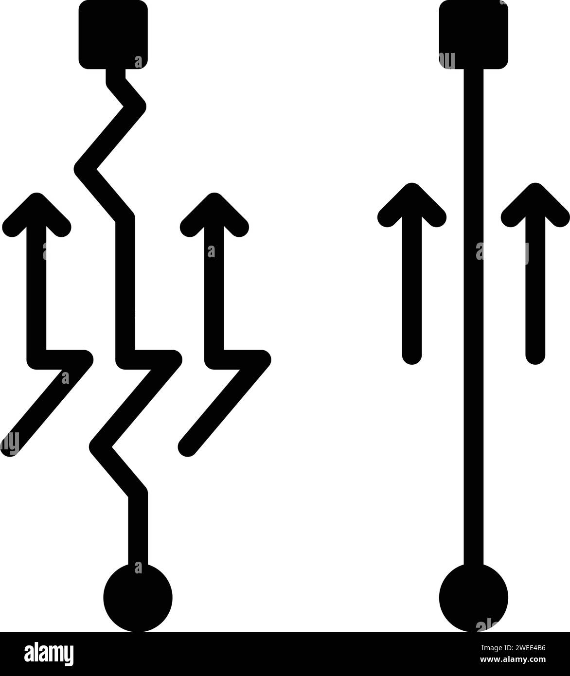 Icon for simple,easy Stock Vector Image & Art - Alamy